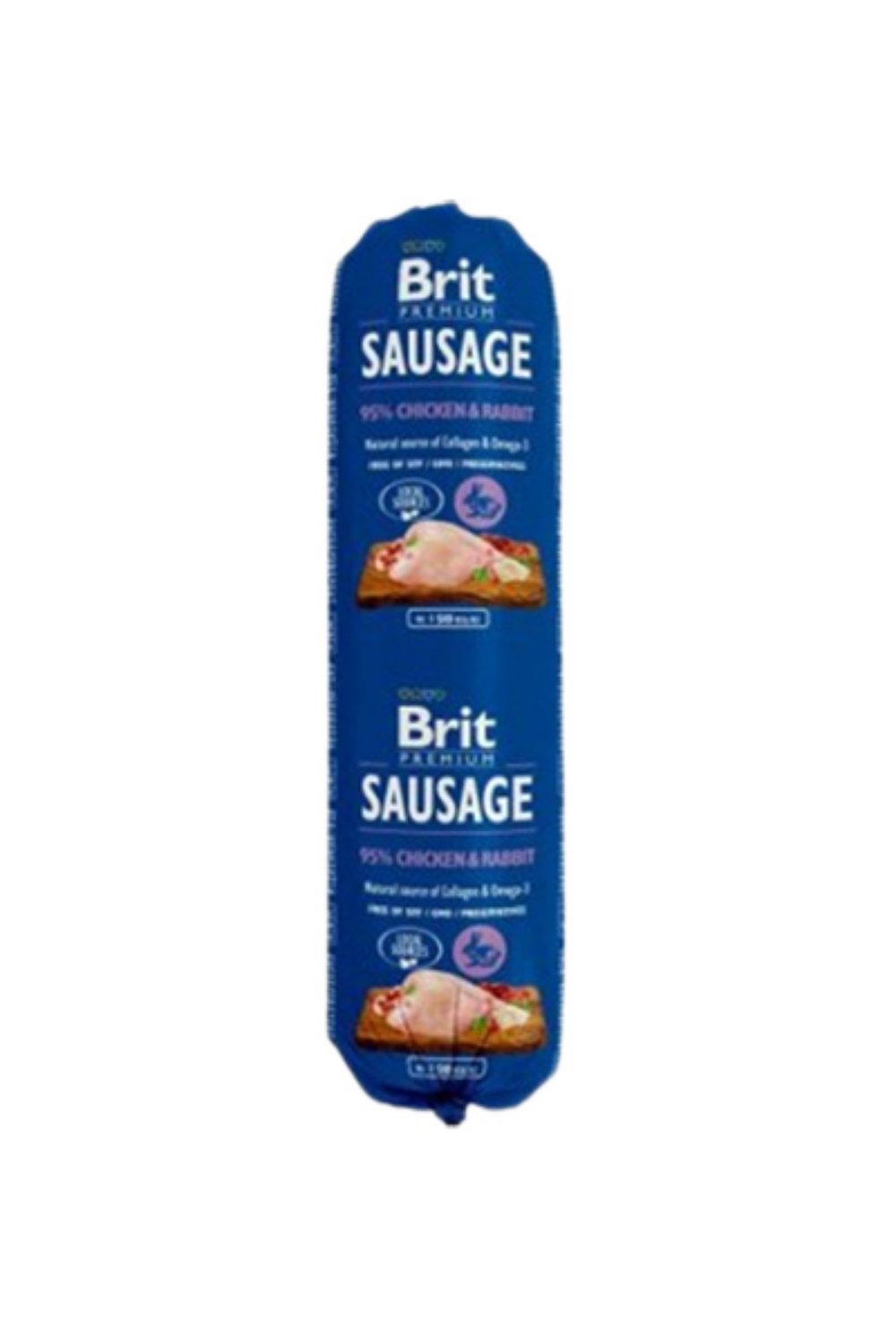 Brit kobasica za pse - piletina i zecetina 800 g - Brit Premium ...