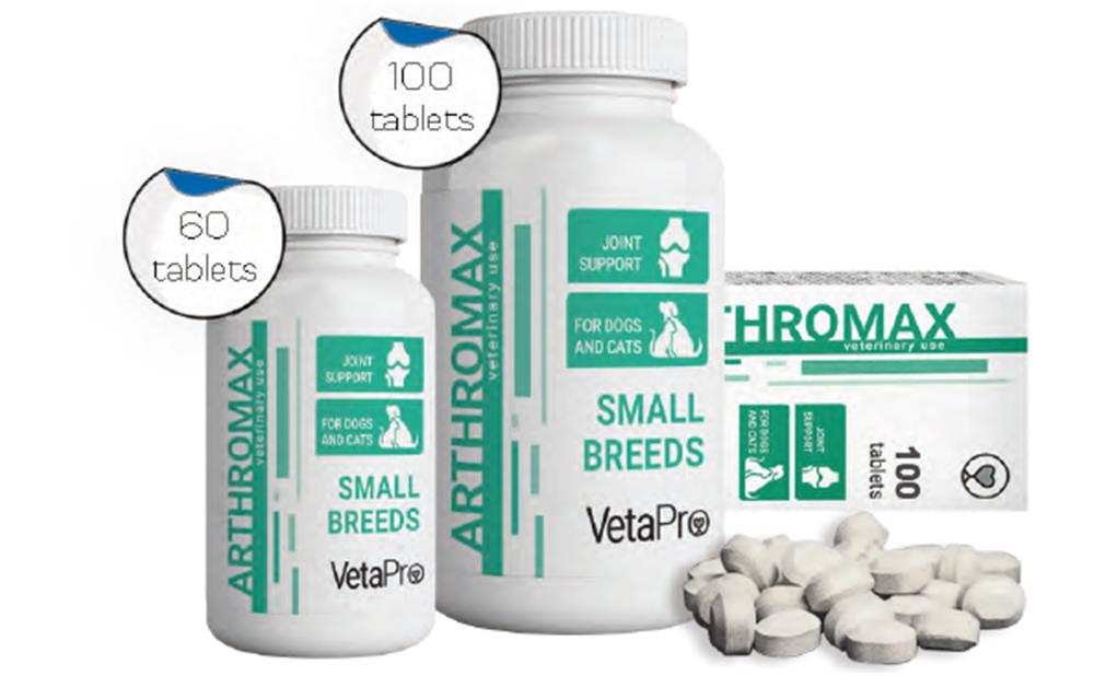 ARTHROMAX SMALL BREEDS 60 tablets - VetaPro - Premium Pet